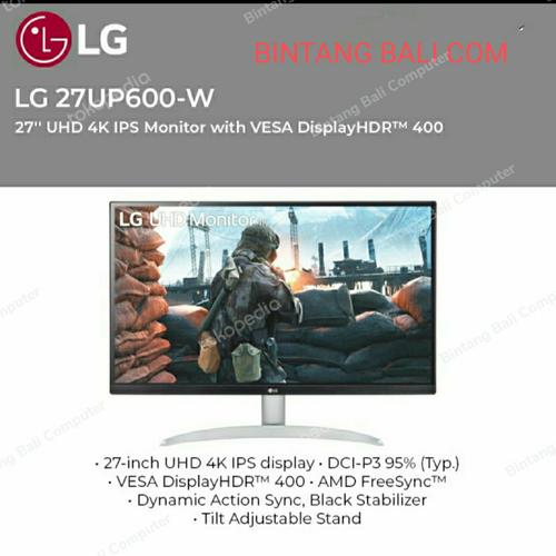 Jual MONITOR LG 27UP600-W 27inch UHD 4K IPS with VESA DisplayHDR 400 ...