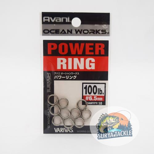 Jual Split Ring Varivas Avani Power Ring 100Lb 6,5mm 10Pcs Japan ...