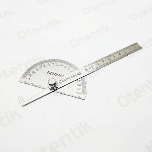 Jual Busur Derajat - Penggaris Busur Besi - Protector Stainless Steel ...