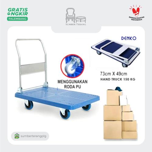 Jual Trolley Lipat Hand Truck Troli Fiber 150 kg Denko Troli Barang ...