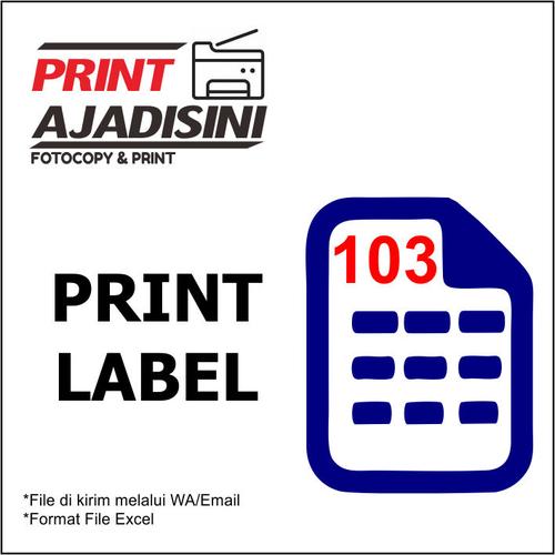Jual Cetak/Print Label Nama Undangan No.103 Murah - Kab. Bandung ...