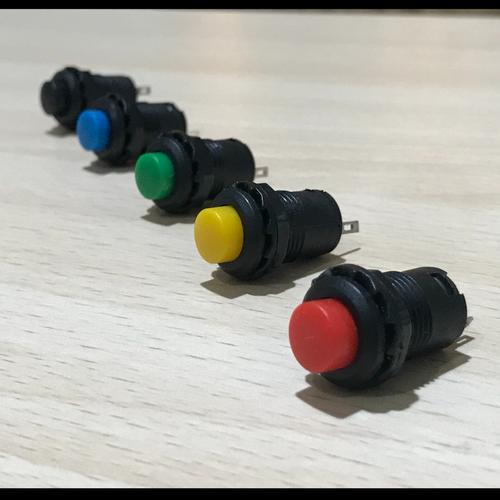 Jual SWITCH PUSH BUTTON SAKLAR ON 2 PIN BULAT 3A 125V 1.5A 250V DS-427 ...