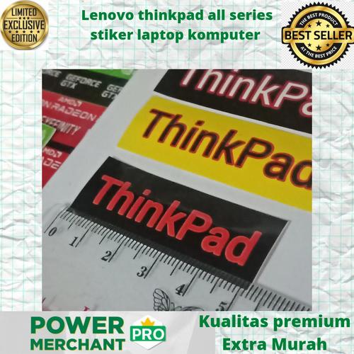 Jual Lenovo thinkpad all series stiker laptop komputer - yellow black ...