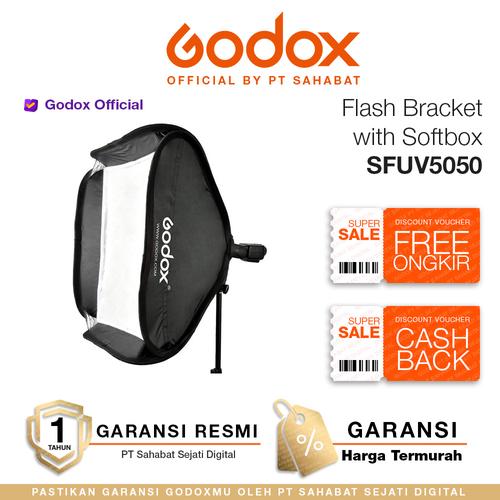 Jual Softbox GODOX SFUV SF-UV 50x50cm brecket S1 mount flash universal ...