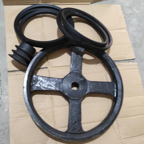 Jual Paket pulley B2 - 14 inch dan B2 - 3 inch besi cor plus fan belt ...