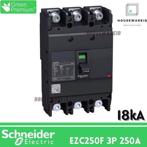 Promo MCCB 3p 250a 3phase 250 Ampere Schneider Easypact EZC250F3250 ...
