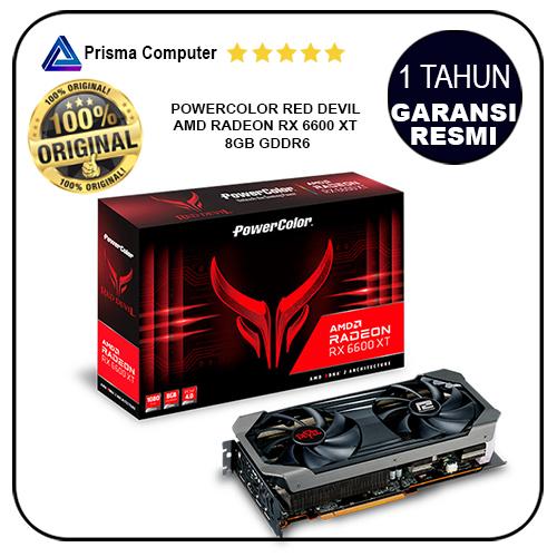 Jual VGA POWERCOLOR RED DEVIL AMD RADEON RX 6600 XT 8GB GDDR6 - Jakarta ...