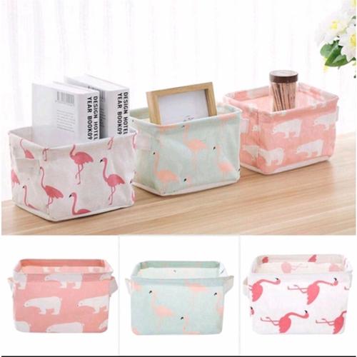 Jual Desktop Storage Serbaguna Keranjang Box Kain Multifungsi - Kota ...