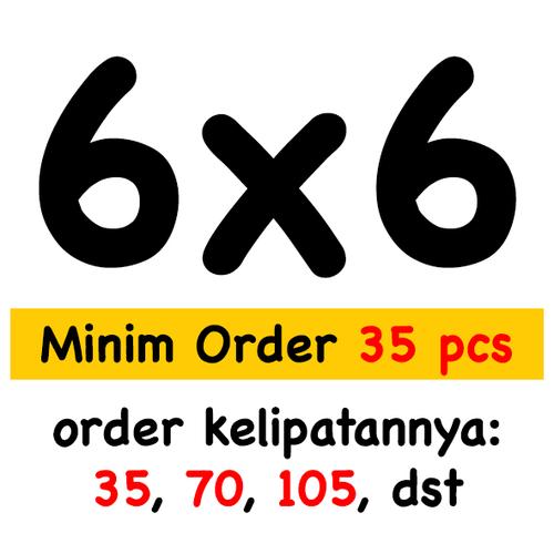Jual Ukuran 6x6 cm Label Stiker Kromo (Cetak Plus Cutting) - BULAT ...
