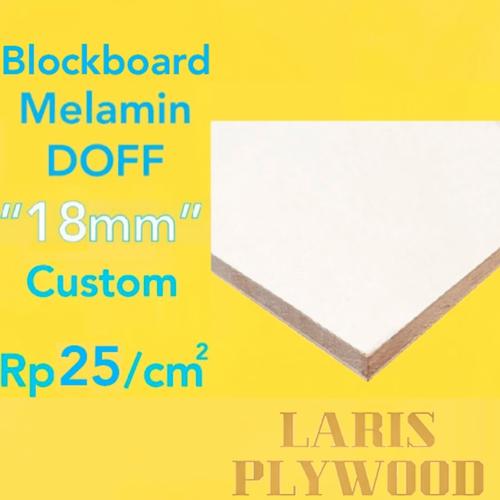 Jual Blockboard Melamin Custom 18mm 1 muka DOFF / Blockmin Custom ...