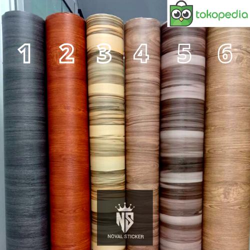 Jual Stiker kayu, wallpaper motif kayu, sticker kayu serat 3D - NO.9 ...