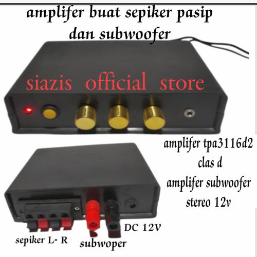 Jual Power Amplifier Class D Subwoofer / amplifier / ampli mini ...