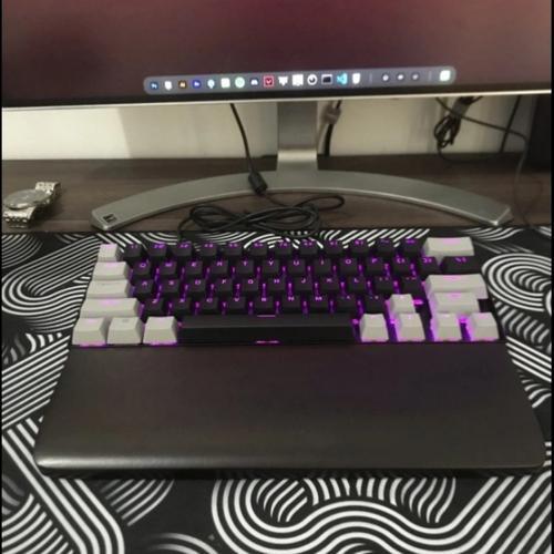 Jual Wrist Rest / Palm Rest Wood / Kayu Mechanical Keyboard kayu Jati ...