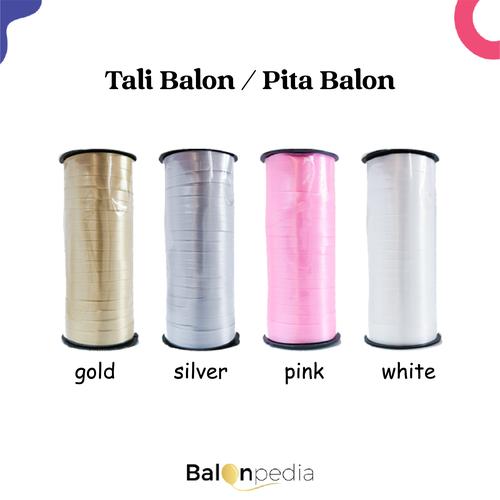Jual Tali balon / pita ribbon / tali balon terbang - Putih - Kab ...