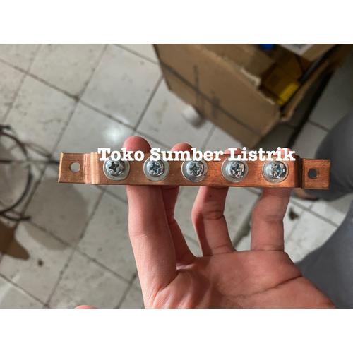 Jual plat tembaga panel basbar nol arde pendek perlengkapan panel ...