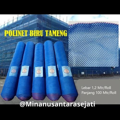 Jual POLINET BIRU (100MTR) / POLINET HITAM / SAFETY NET - Biru ...