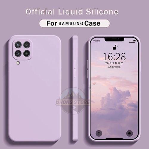 Promo Case Samsung A22 4G / M32 / M22 Liquid Silicone Luxury Colored ...