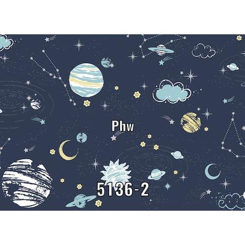 Jual WALLPAPER DINDING KOREA MOTIF ANAK LUAR ANGKASA KARTUN DREAM ...