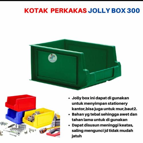 Jual Kotak Penyimpanan Storage box susun Jolly box 300 Ukuran L - Kab ...