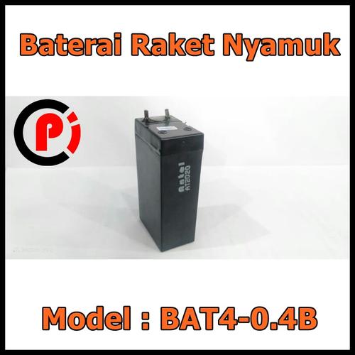 Jual ANTEL Baterai Aki Kering 4V 4 Volt 400mAh BAT4-0.4B Raket Nyamuk ...