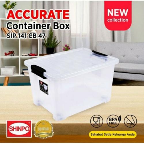 Jual CONTAINER BOX TRANSPARAN CB 47 SIP 141 ACCURATE BOX PLASTIC BENING ...