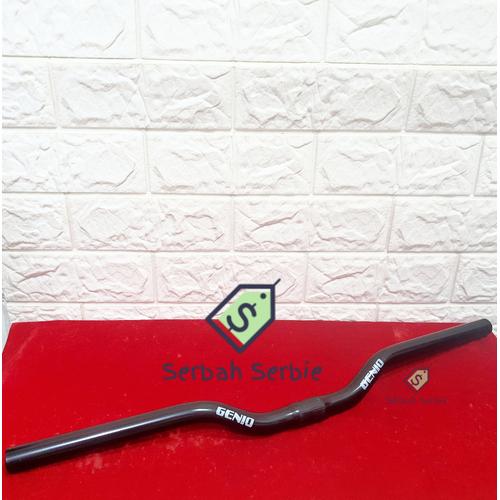 Jual STANG SEPEDA STANDAR 25.4 CM GENIO HANDLE BAR RISE BAR ALLOY STEEL HITAM HANDLEBAR FIXIE ...