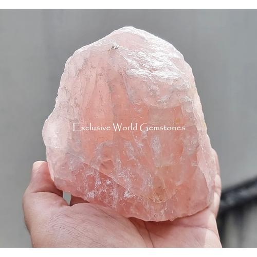 Jual 1.85.85RS - Natural Rose Quartz Rough Stone - Brazil - Kota Cimahi ...