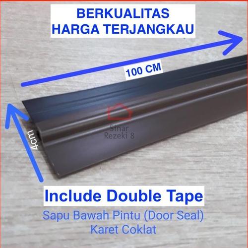 Jual Door Bottom Seal Karet / Penutup Celah Bawah Pintu Karet Double ...