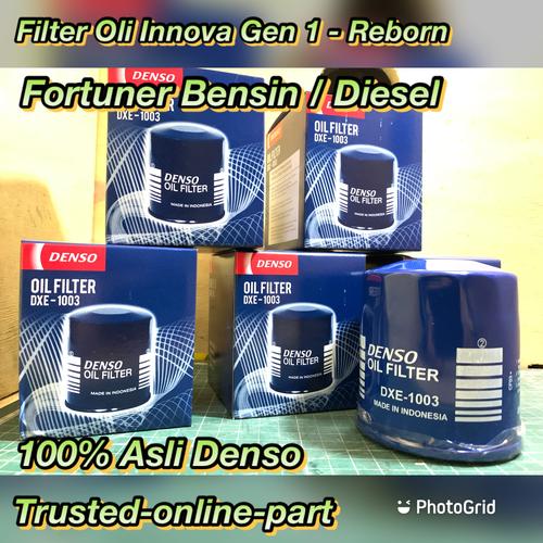 Jual Filter Oli Innova Gen 1 - Reborn / Fortuner 100% Asli Denso DXE ...