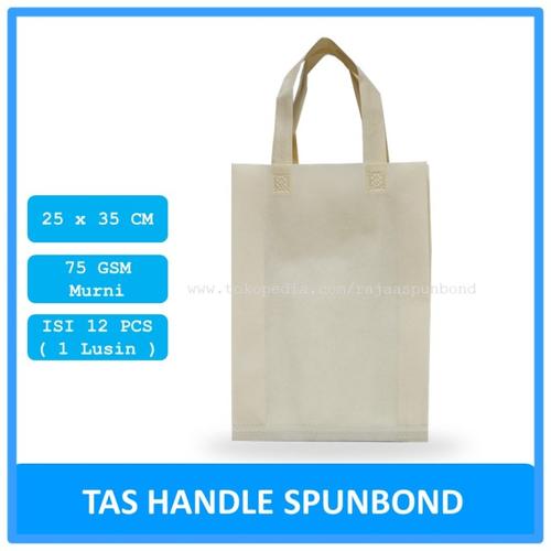 Jual Tas Spunbond Polos Cream 25x35 / Satuan - Jakarta Barat ...