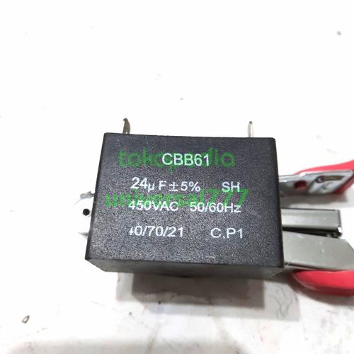 Jual Capasitor Capacitor Kapasitor Genset CBB61 24uf 450VAC Kotak Small ...