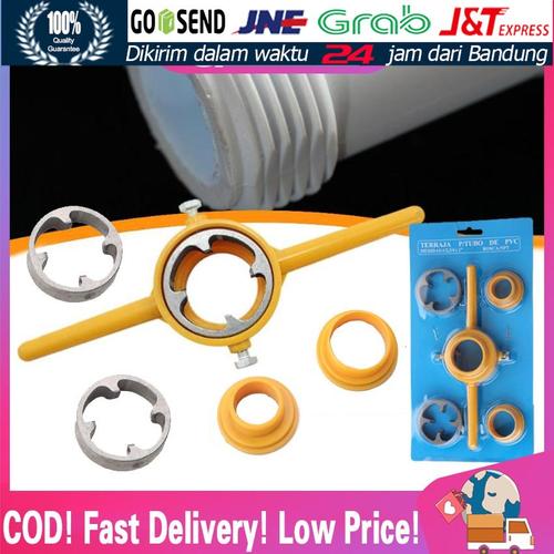 Jual 6Pc alat senai snei drat pipa PVC 1/2" 3/4" 1inch mesin senai pipa ...