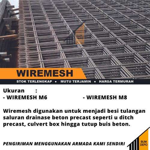 Jual WIREMESH BESI (5400mm x 2100mm) DAN WIREMESH GALVANIS (1200x2400 ...