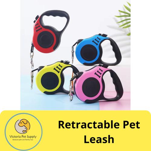Promo Retractable Pet Leash / Tali Tuntun Tarik Hewan Anjing Kucing ...