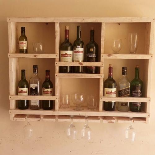 Jual RAK DINDING WINE KAYU JATI BELANDA RAK GELAS BOTOL MINUMAN - Kab ...