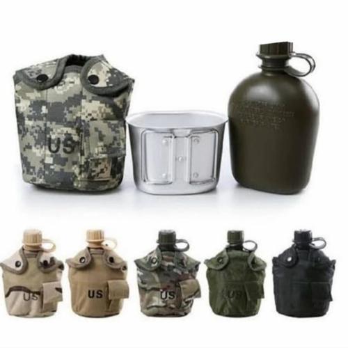 Jual PAPLES TNI/ BOTOL AIR MINUM isi 1 Liter/ BOTOL Us/ BOTOL TACTICAL ...