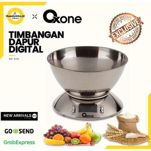 Promo OXONE DIGITAL SCALE OX-315 Stainless Steel | TImbangan dapur ...