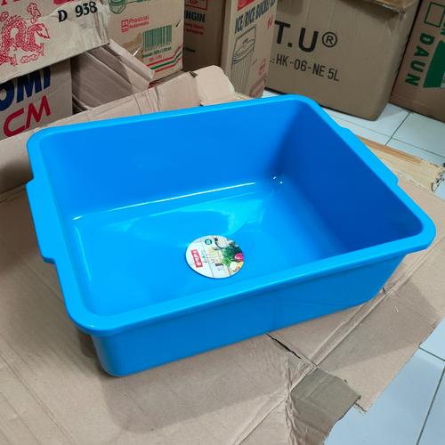 Jual Baskom Cuci Segi Plastik ikan Cupang Tempat Kucing Serbaguna Lion ...
