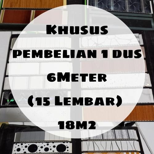 Jual PLAFON PVC GENIUS 1 DUS / PLAVON PVC ( 6 M / 15 L / 18 M2 ) - Kota ...