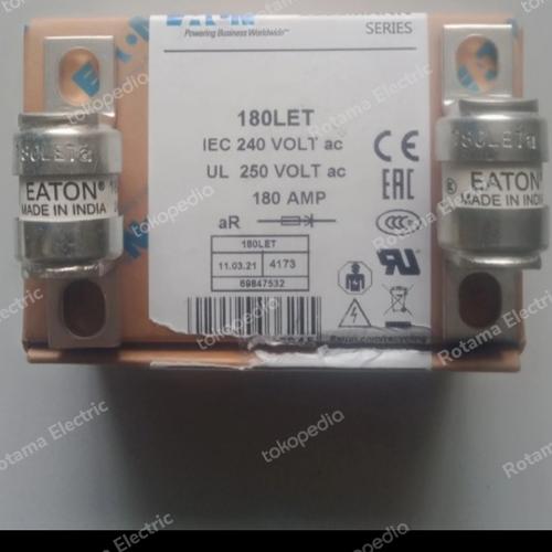 Jual Fuse aR 180LET 180A 240Vac Eaton Bussmann 180LET 180A 240Vac ORI ...