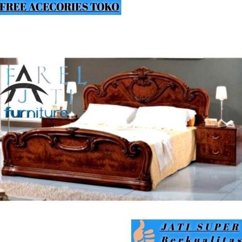 Jual DIPAN TEMPAT TIDUR RANGKA KAYU JATI MINIMALIS UKURAN 180X200 ...