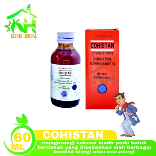 Jual Cohistan Expectorant Sirup - Syrup Obat Batuk Berdahak - 60 ML ...