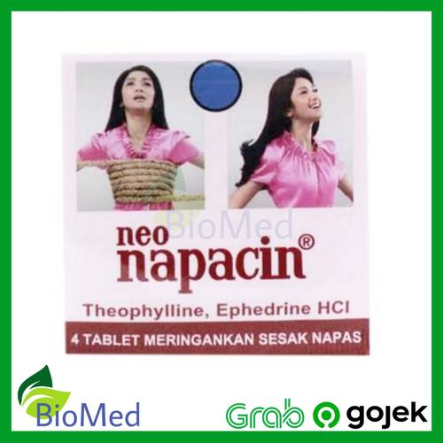 Jual NEO NAPACIN isi 4 tablet - Meringankan Sesak Napas Asma Bronchial ...