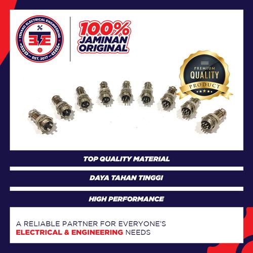 Jual GX16 Jack Aviation Plug Socket Konektor PANEL MOUNTING GX-16 16mm ...