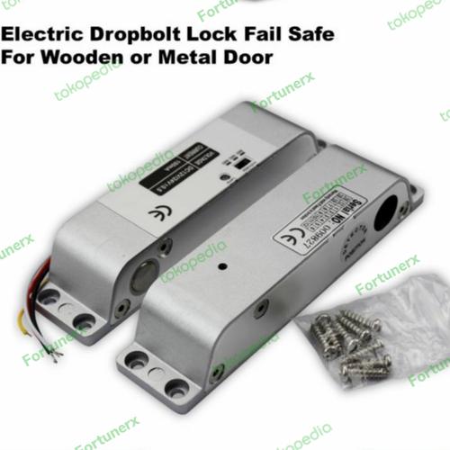Jual Electric Lock Dropbolt Pintu Kayu Pintu Besi - Drop Bolt Fail Safe ...