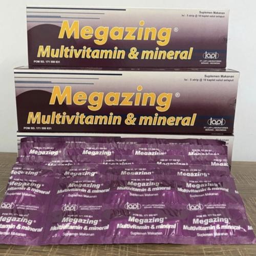 Jual Megazing Multivitamin 1 Strip 10 tablet /Megazink - Jakarta Timur ...