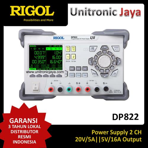 Jual Rigol DP822 Programmable Linear DC Power Supply (Dual-channel) 20V/5A 5V/16A - Kota Bandung ...