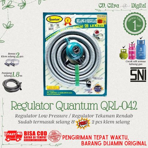 Jual Paket Selang Regulator Gas Quantum QRL-042 Auto Non Meter ...