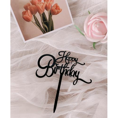 Jual Cake Topper Happy Birthday/ Topper HBD/ Topper Ulang Tahun /Topper ...