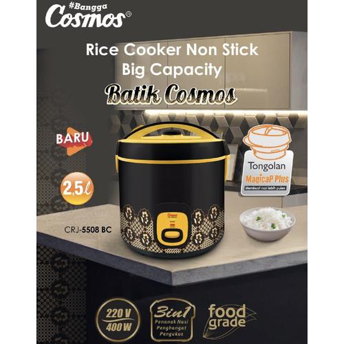 Jual Magiccom cosmos 2.5l 5508 big besar hitam batik penanak nasi magic ...